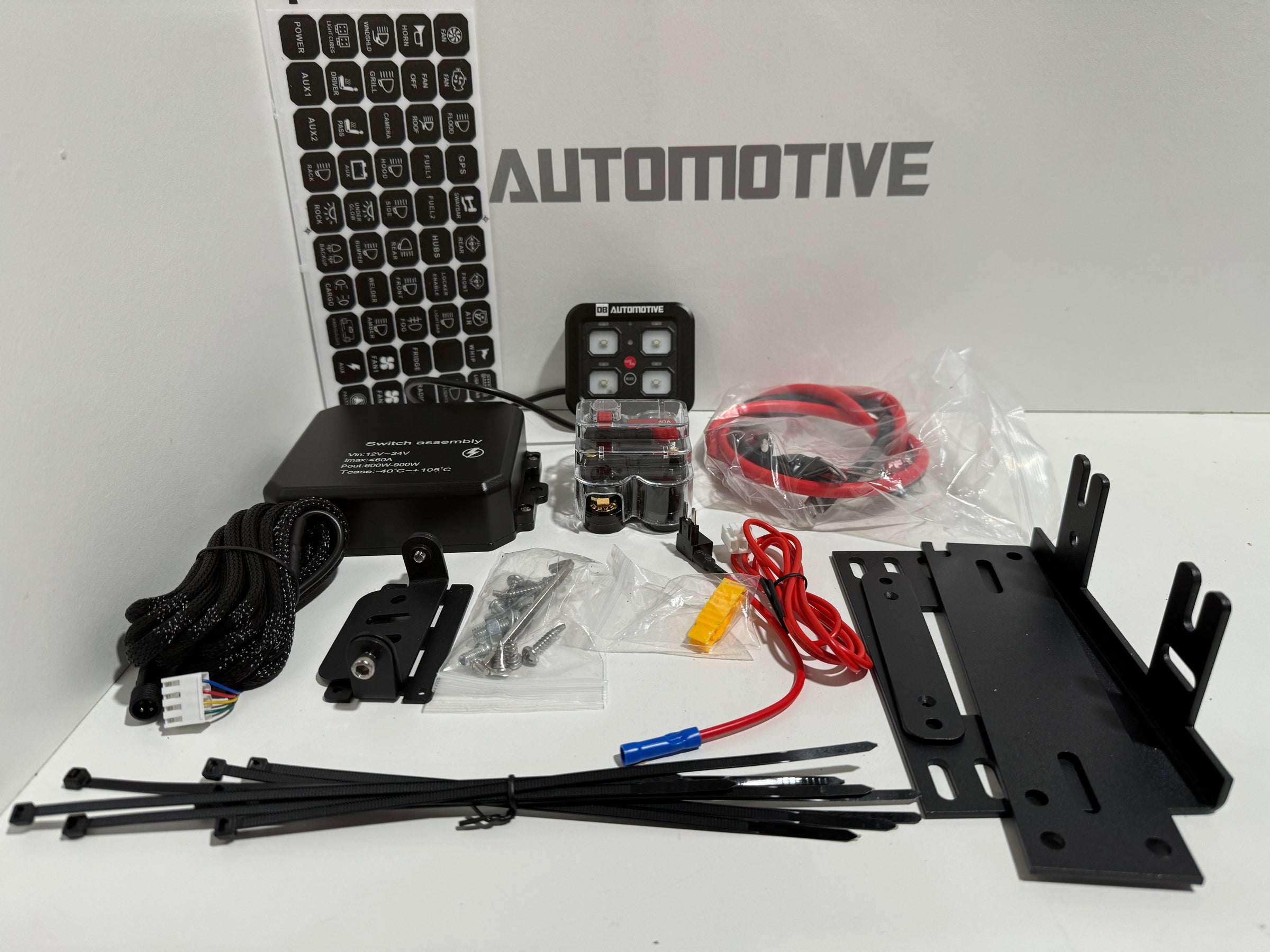 4 GANG SWITCH PANEL | DB AUTOMOTIVE LIGHTING